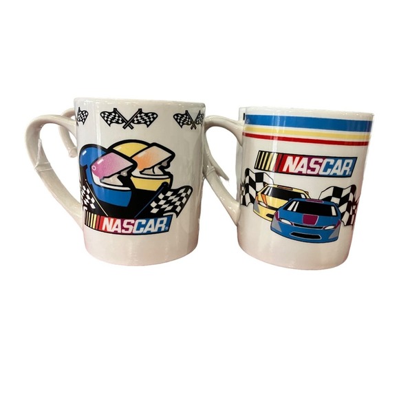 Dining | Vintage Nascar Racing Collectible Ceramic Coffee Mug Set Of 2 ...